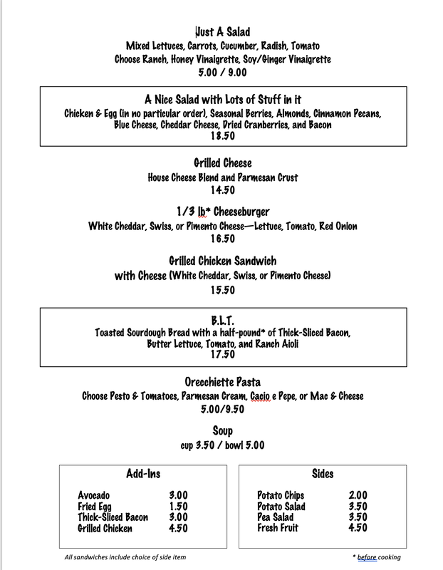Cricket & Fig Chocolate - Menu - Cricket & Fig Chocolate